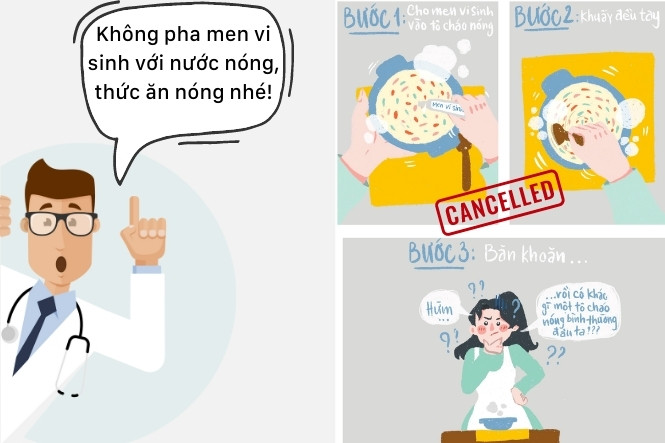 Phân biệt men vi sinh và men tiêu hoá: Bản chất, công dụng và cách dùng